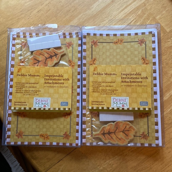 Debbie Mumm | Accents | Imprintable Invitations With Attachments Debbie ...